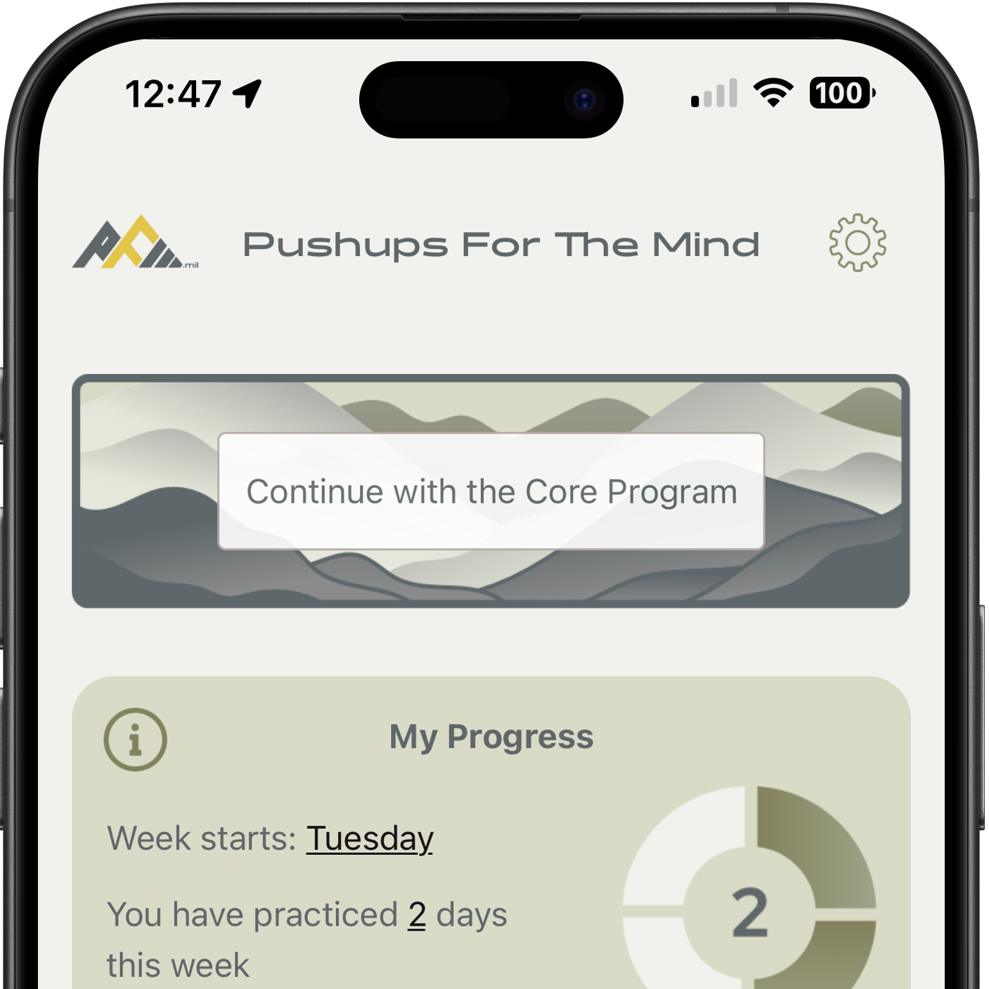 Pushups for the Mind.mil Released - Peak Mind Interactive